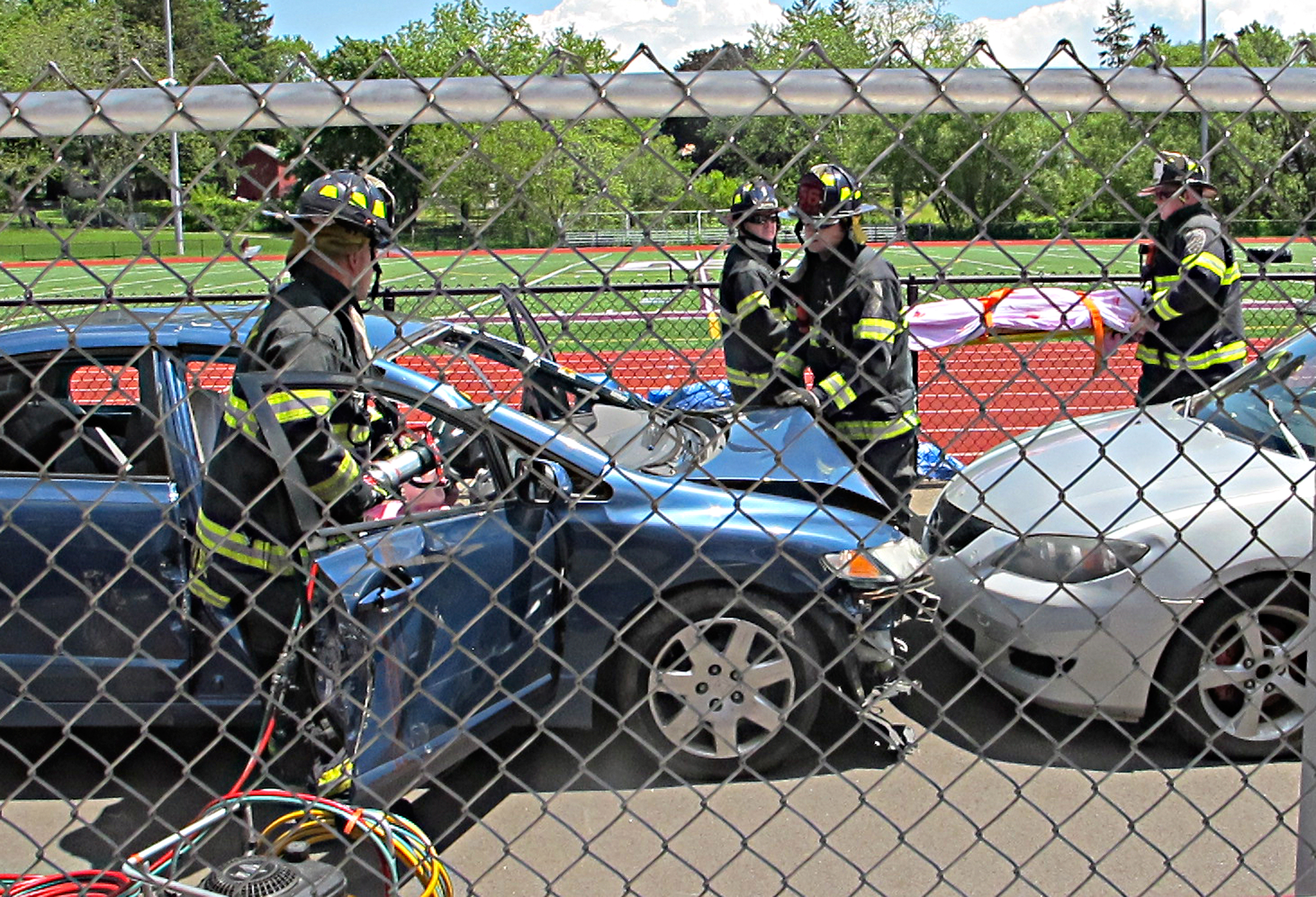 Mock DWI crash reminds DHS students to make safe decisions | News ...